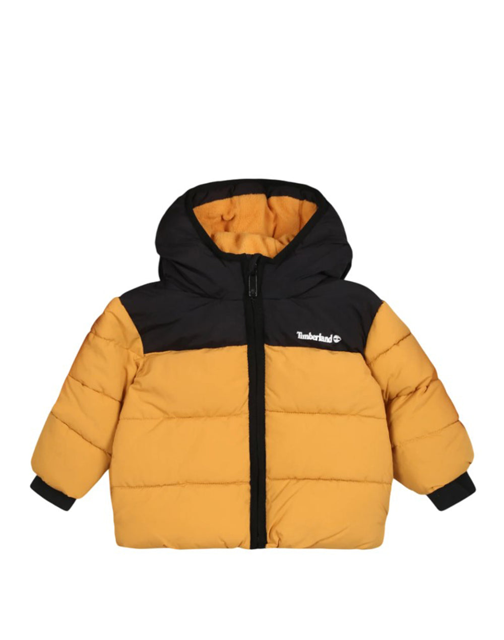 DOWN JACKET WITH CONTRASTING MINI LOGO